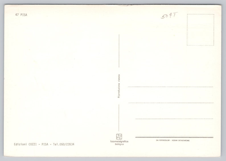 Vintage Postcard, Pisa Italy Multiview Postcard, Leaning Tower of Pisa ...