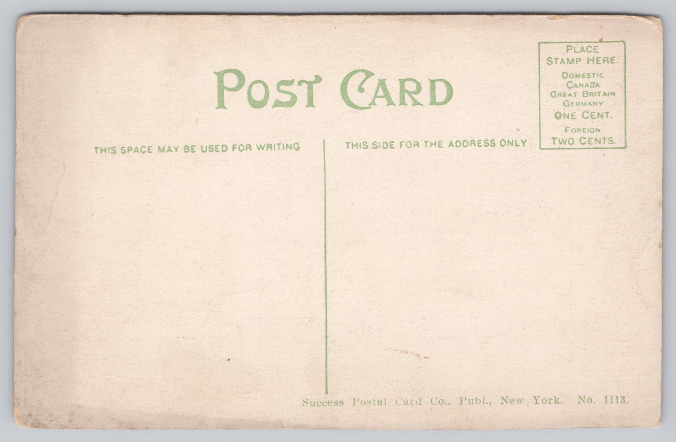 Vintage Postcard, New Public Library Building, New York Public Library ...