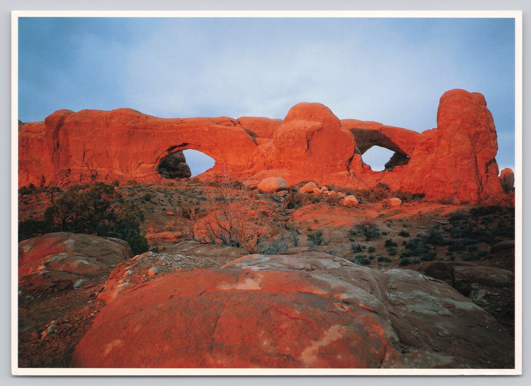 Vintage Postcard, the Spectacles, North & South Windows, Arches ...
