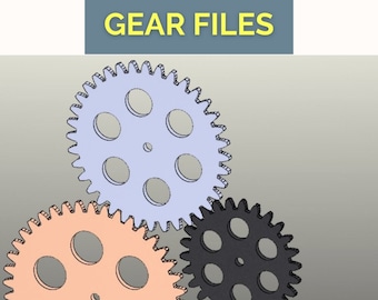 PRECISION GEARS, Industrial Grade Gears, 10DP Laser Cut Files, CNC ...