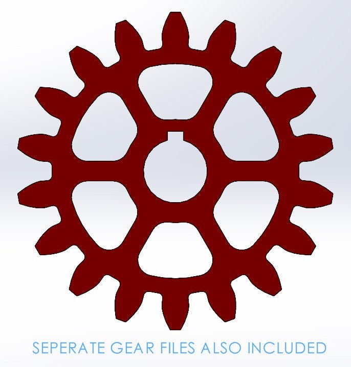 PRECISION GEAR Files, 2DP, Laser Cut Files, CNC Router Files. These ...