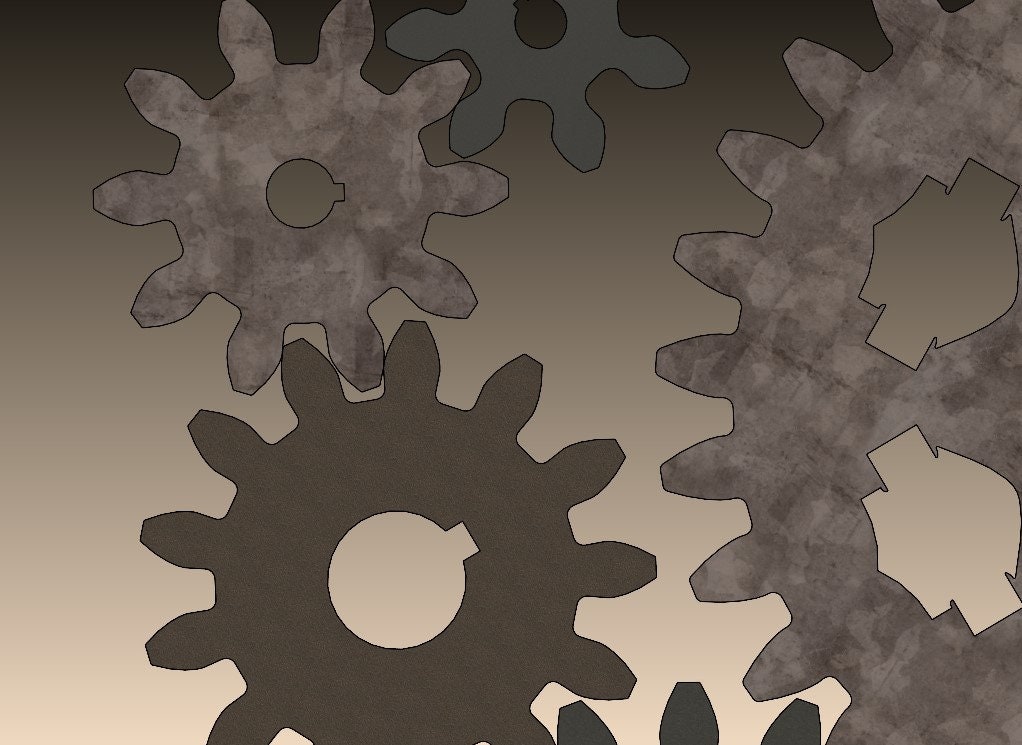 Industrial Grade HD Gear Files 2DP Laser Cut Filescnc - Etsy