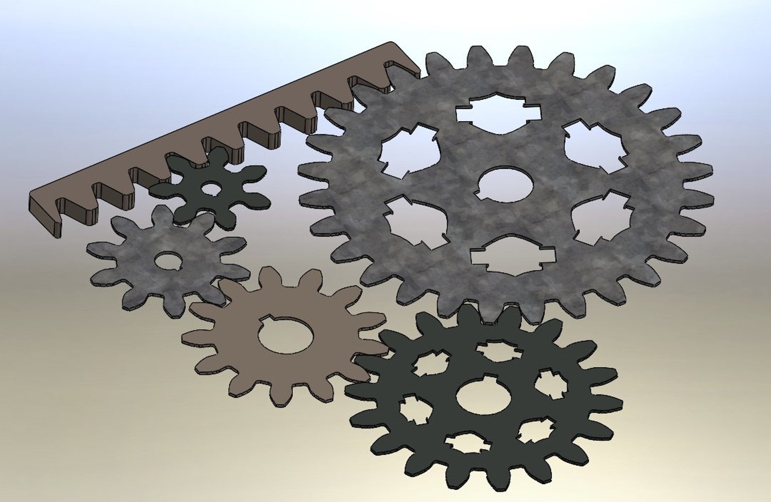 Industrial Grade HD Gear Files 2DP Laser Cut Filescnc - Etsy