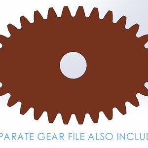 PRECISION Elliptical GEARS,5.89DP, Laser Cut Files, CNC Router Files ...