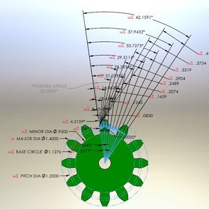 Precision Gear Laser Cut Files: CNC Router Pattern (digital Download ...