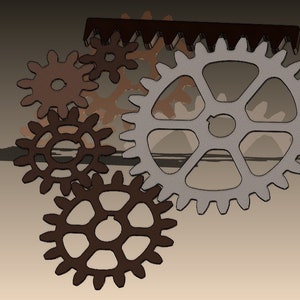 PRECISION GEAR Files 2DP Laser Cut Files CNC Programming. | Etsy