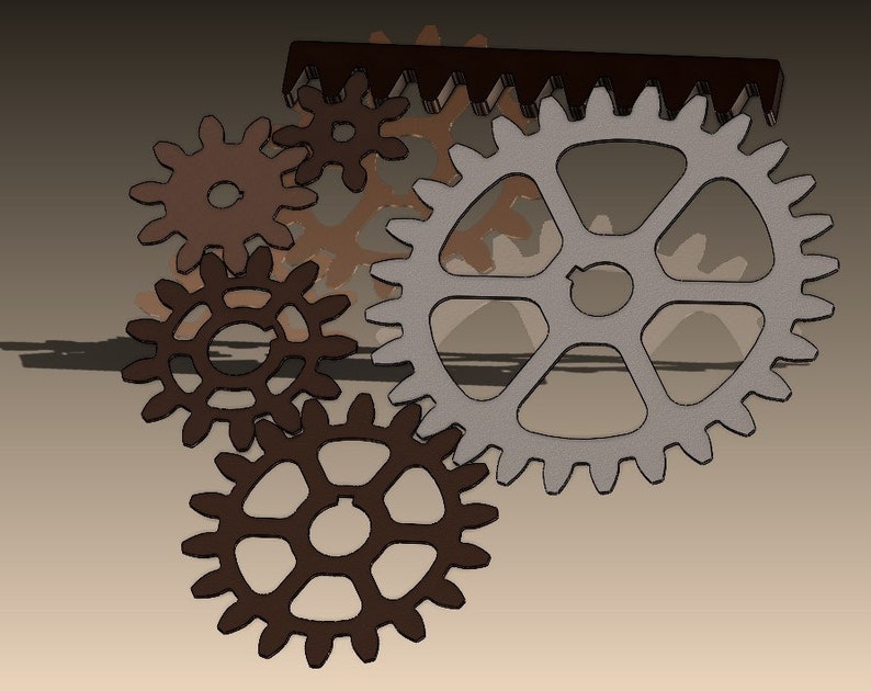 PRECISION GEAR Files 2DP Laser Cut Files CNC Programming. | Etsy