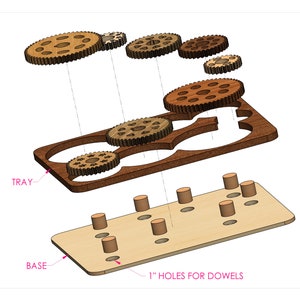 Gear PUZZLE File. STEM Project. It is an Over-sized Fidget Spinner ...