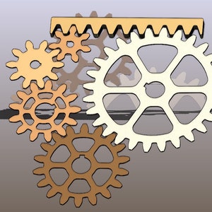 PRECISION GEAR Files, 2DP, Laser Cut Files, CNC Router Files. These ...