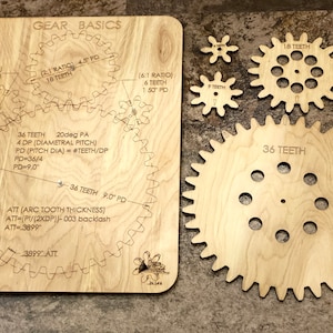 GEAR TEACHER. Interactive, Hands on Tutor Demonstrate 3 Gear Ratios ...