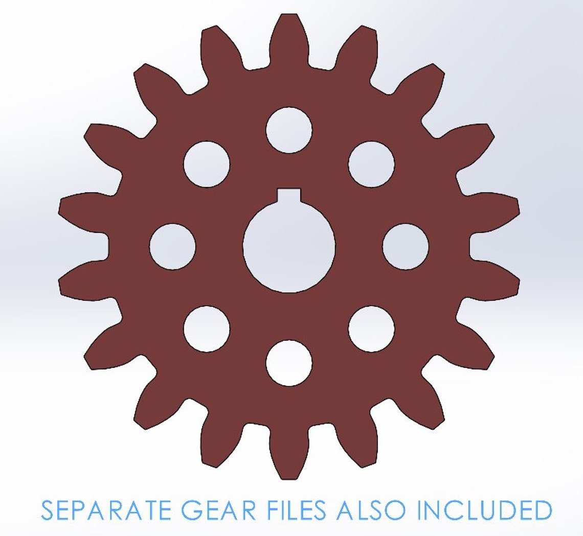 PRECISION GEAR Files 2DP Laser Cut Files CNC Programming. - Etsy