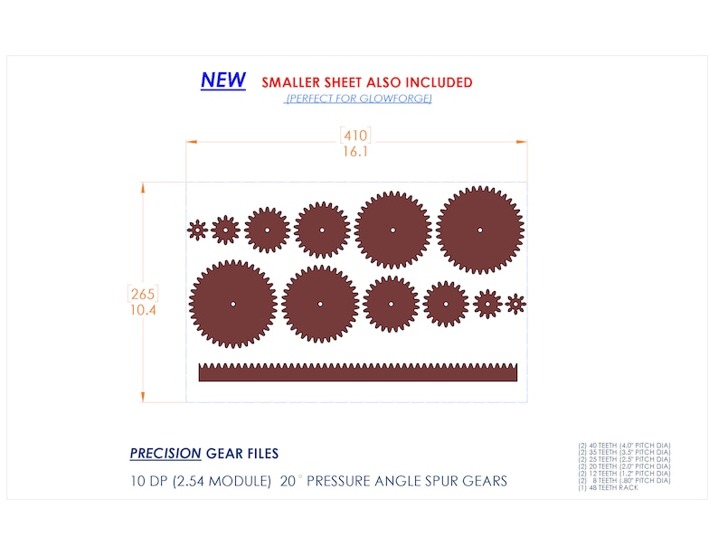 Precision Gear Laser Cut Files: CNC Router Pattern (digital Download ...