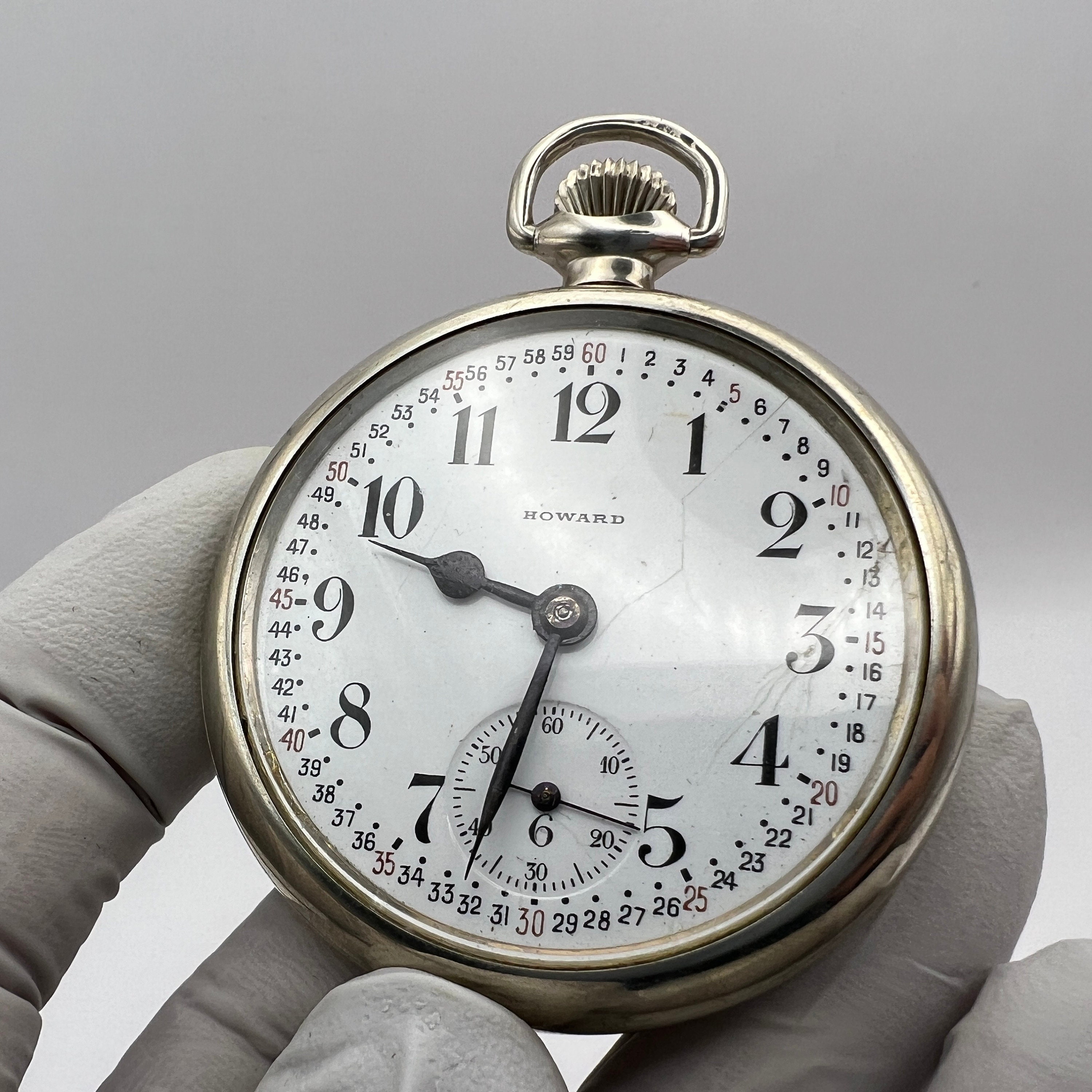 C. 1910 Edwardian Era Fine E. Howard Pocket Watch. Size 16s, 21 Jewels ...