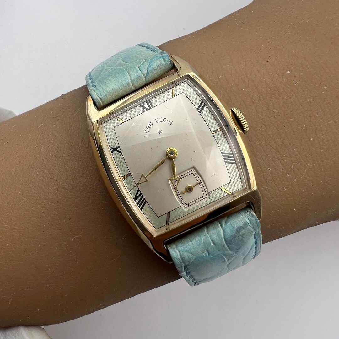 C. 1950 Collectible and Original 14k Gold Filled Mid-century Lord Elgin ...