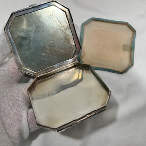 C. 1875 Sterling Silver One-of-a-kind Victorian Antique Compact With ...