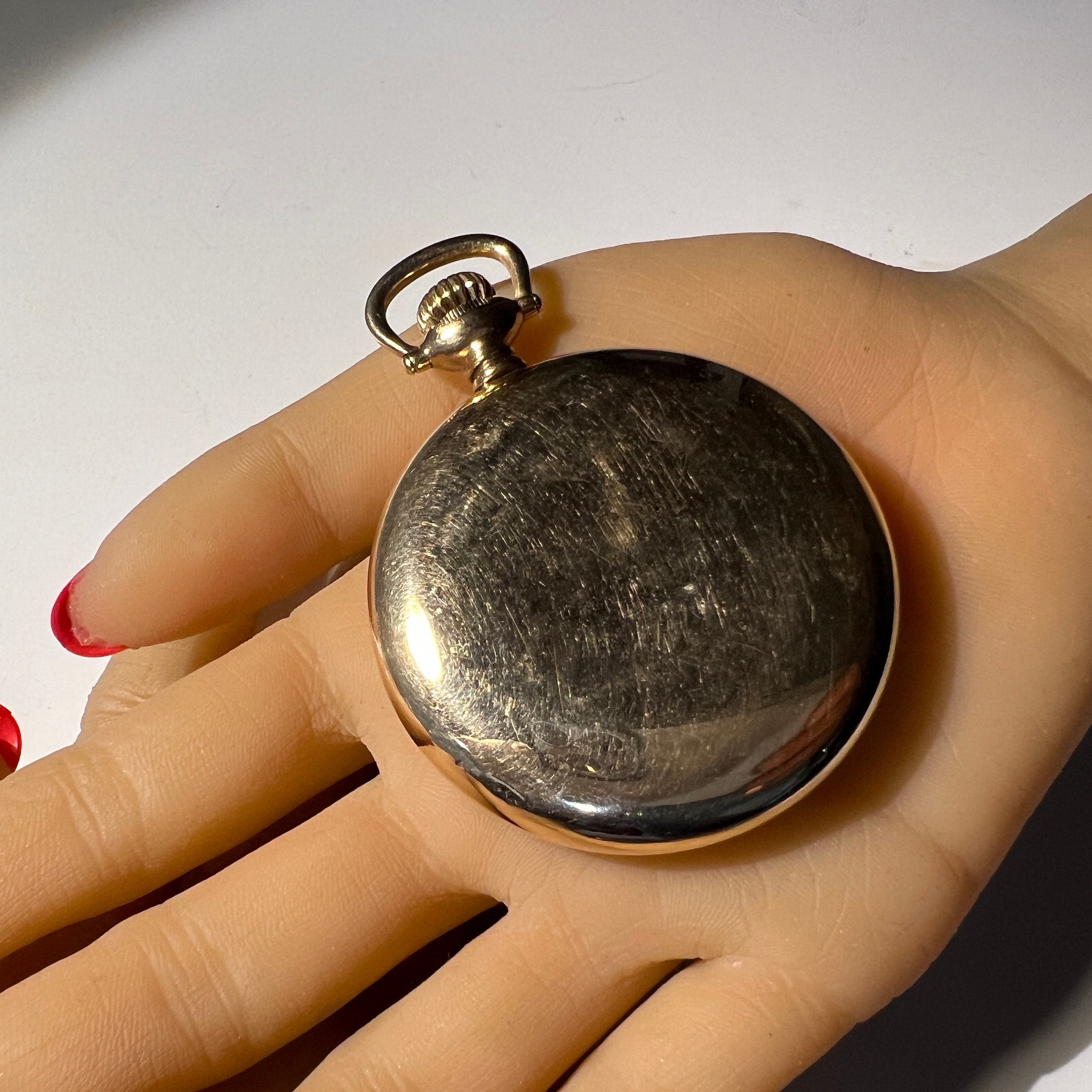 C. 1915 Victorian Era Fine Howard Pocket Watch. 14k Gold Filled, 21 ...