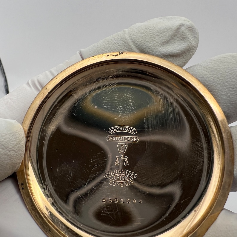 C. 1905 Victorian Era Fine Hamilton Pocket Watch. Gold Filled, 21 ...