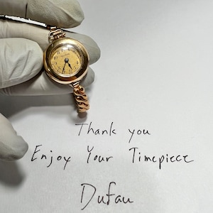 C. 1915 Antique 14k Gold Victorian Hallmark Women's Swiss Watch. Quartz ...