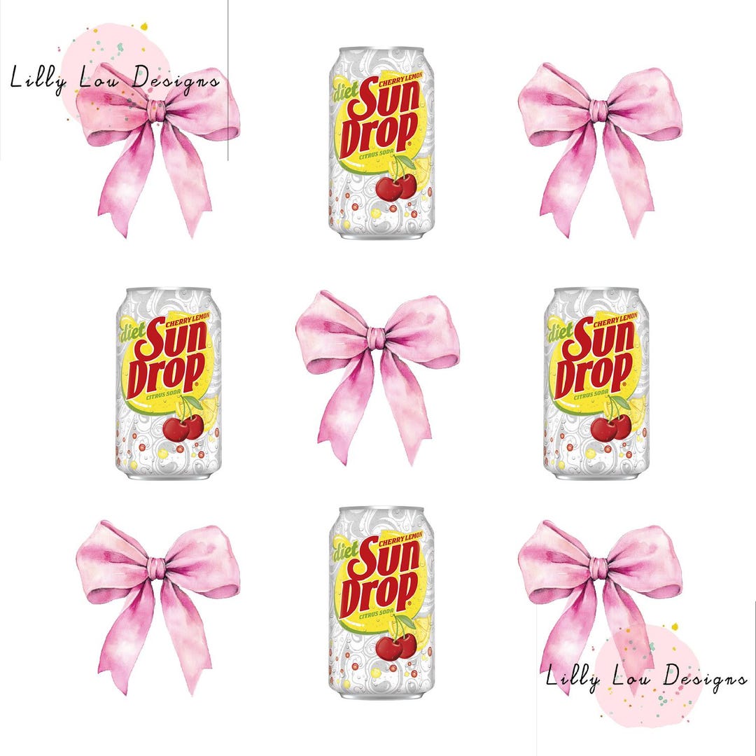 Diet Cherry Lemon Sundrop PNG Digital File - Etsy