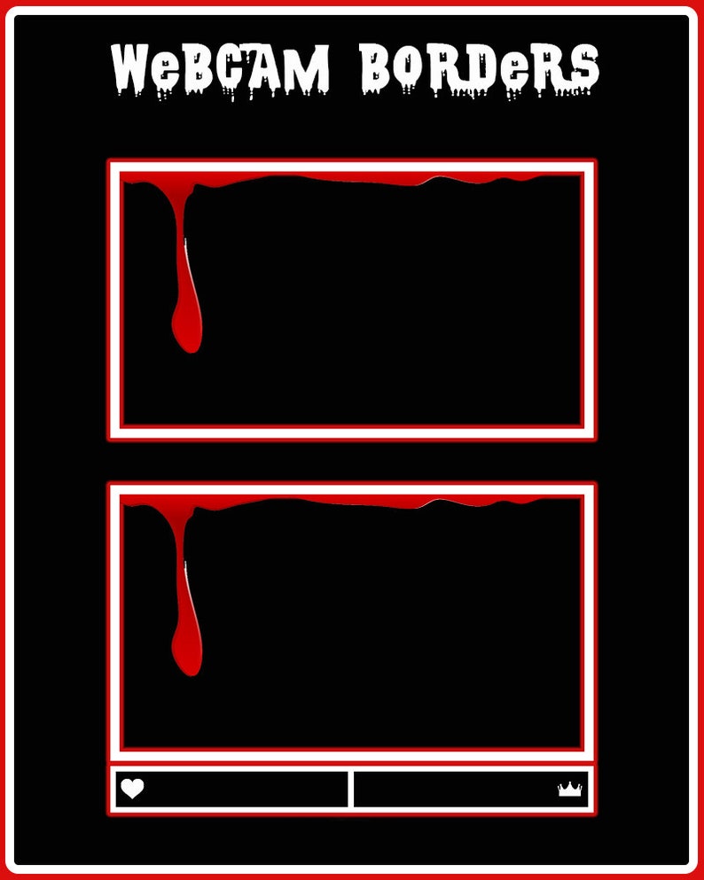 Horror Theme Complete Twitch Streaming Package Overlays, Alerts, Panels ...