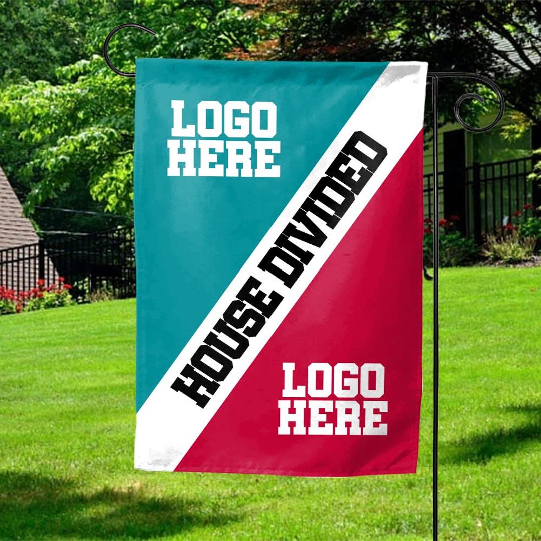 Custom House Divided Flag, College Football, College Flag, Football ...