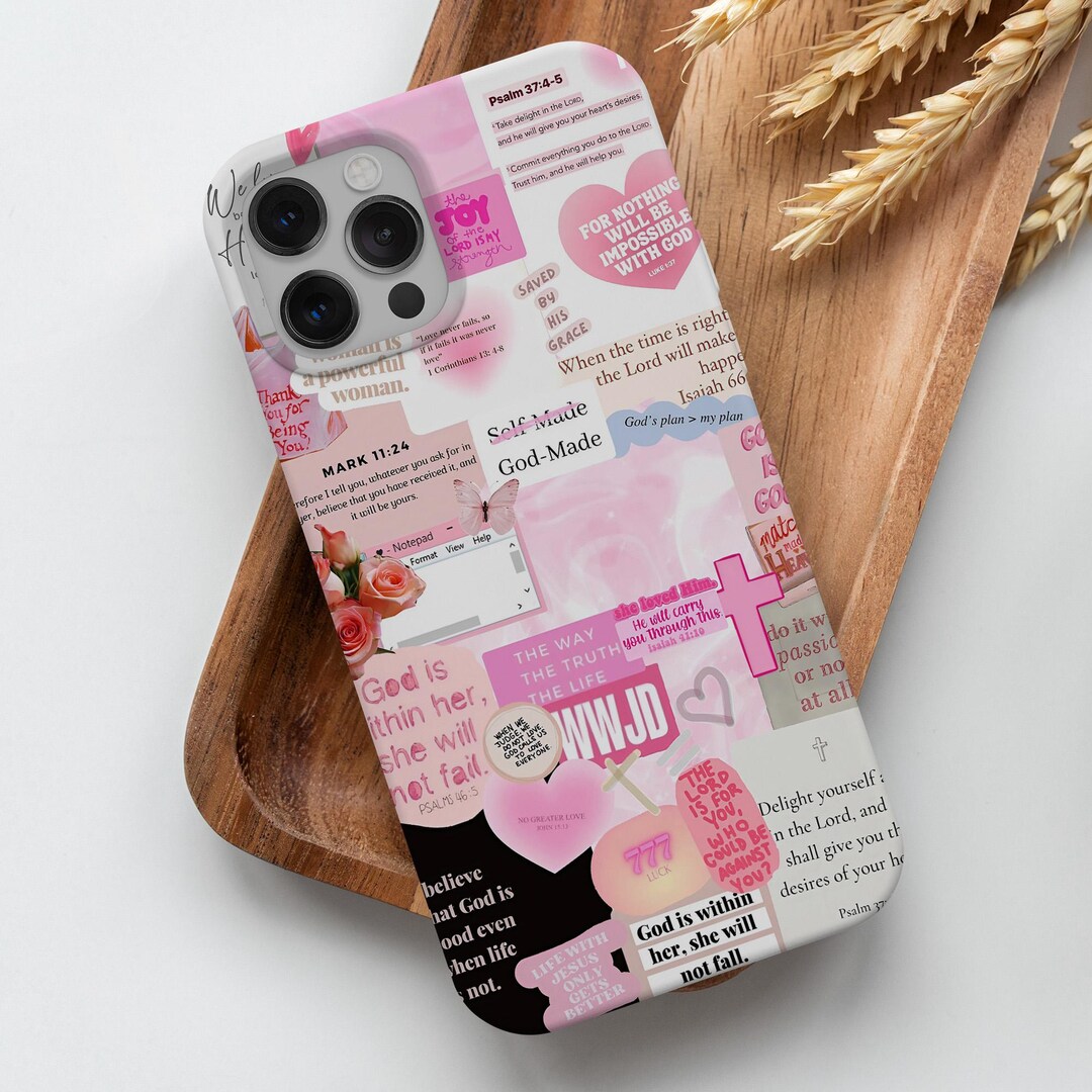 Christian Phone Case With Bible Verse Religious Gift for iPhone 16 15 ...