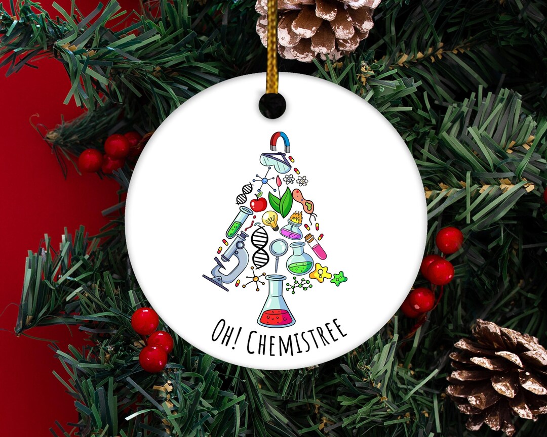 Chemistry Christmas Ornament,chemistry Ornament, Chemistry Teacher ...