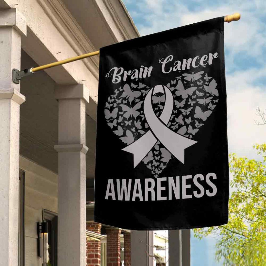 Brain Cancer Awareness Flag, Brain Surgery Flag, Cancer Awareness Flag ...