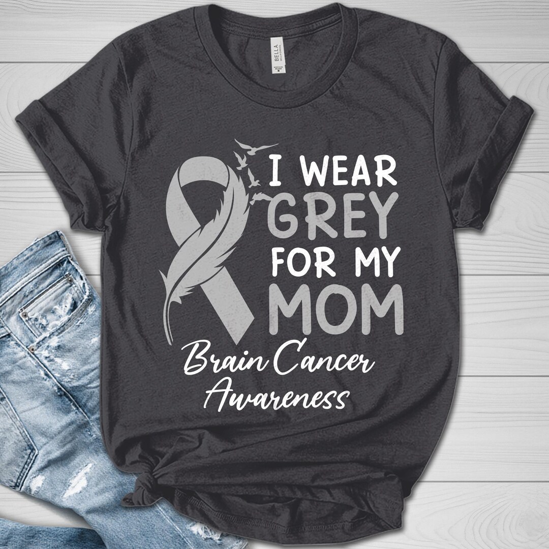 Brain Cancer Shirt,custom Brain Tumor Awareness Shirt,personalized ...