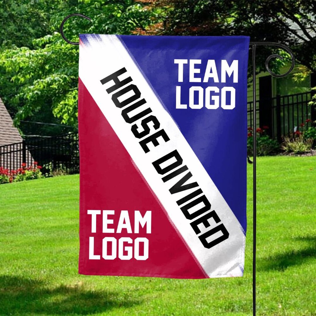 Custom House Divided Flag,college Football,hockey, Basketball,baseball ...