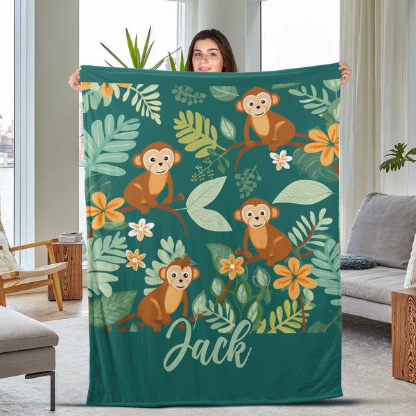 Monkey Blanket - Etsy