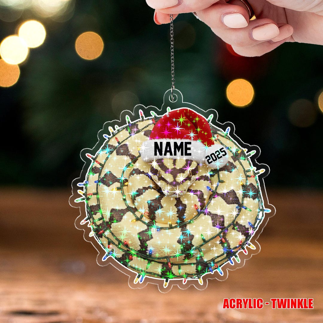 Personalized Ball Python Ornament 2025,snake Christmas Ornament ...