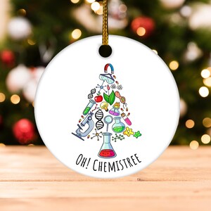 Chemistry Christmas Ornament,chemistry Ornament, Chemistry Teacher ...
