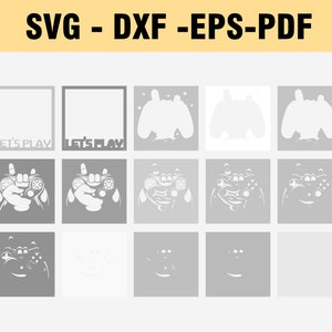 Video Game Shadow Box 3D Svg, Video Game 3D Svg ,video Game 3D Box Svg ...