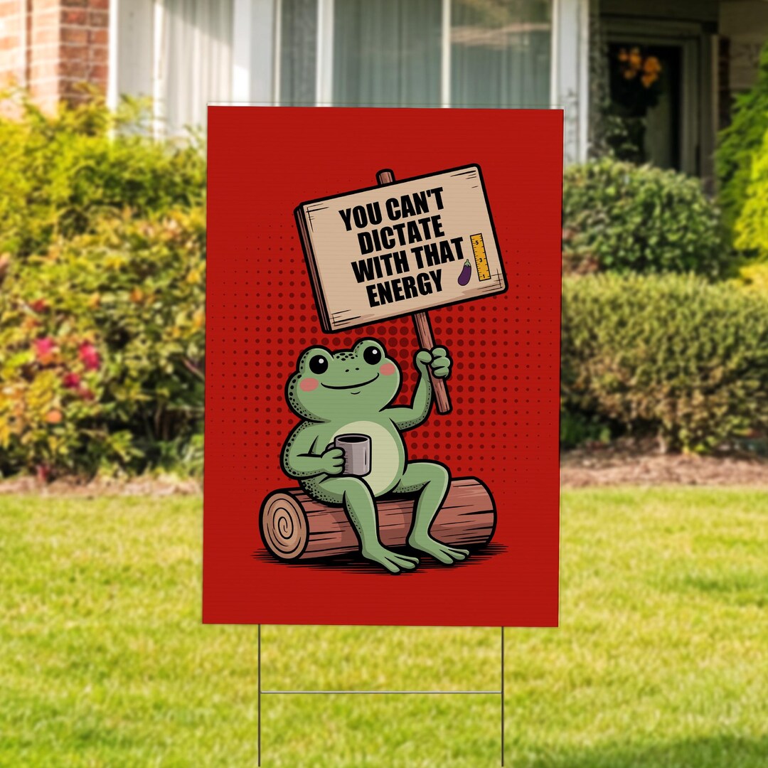 No Kings No Dictators Yard Sign, Anti-authoritarian Protest Sign ...