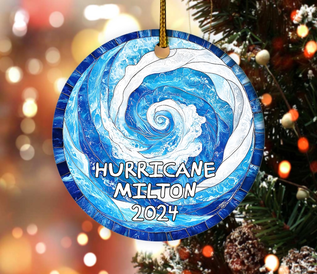 Personalized Hurricane Milton Ornament,florida Storm Gift,2025 Weather ...