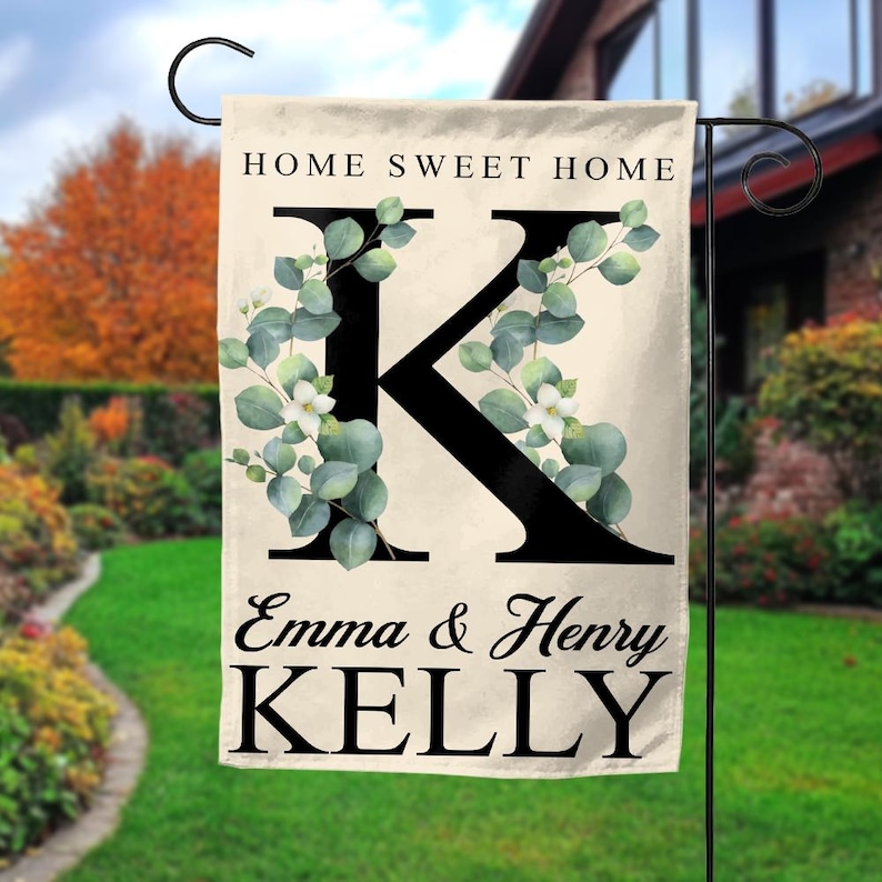Customized Welcome Sign With Family Name, Garden Flag for Campers ...
