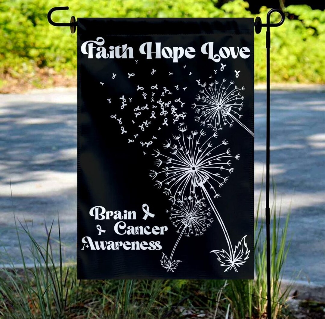 Brain Cancer Awareness Flag, Brain Surgery Flag, Cancer Awareness Flag ...