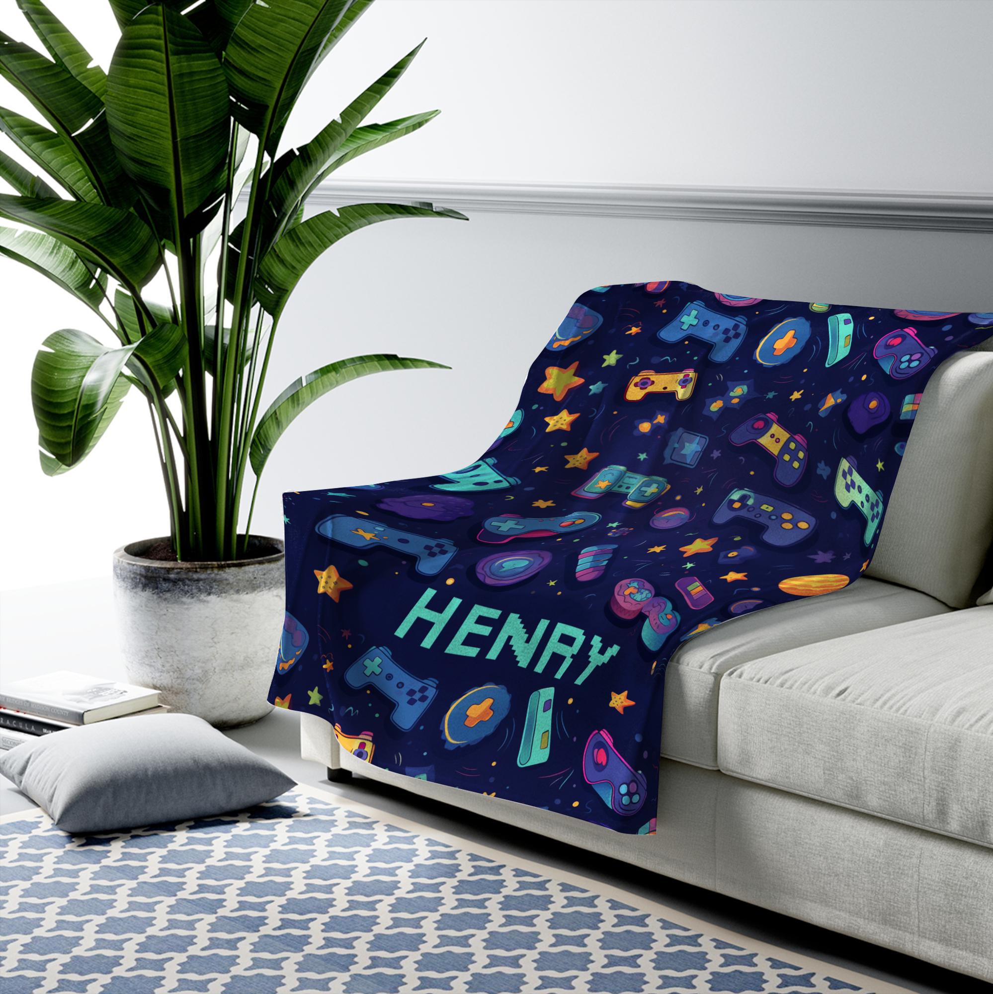 Personalized Gaming Blanket,the Best Game Player Blanket,video Game ...