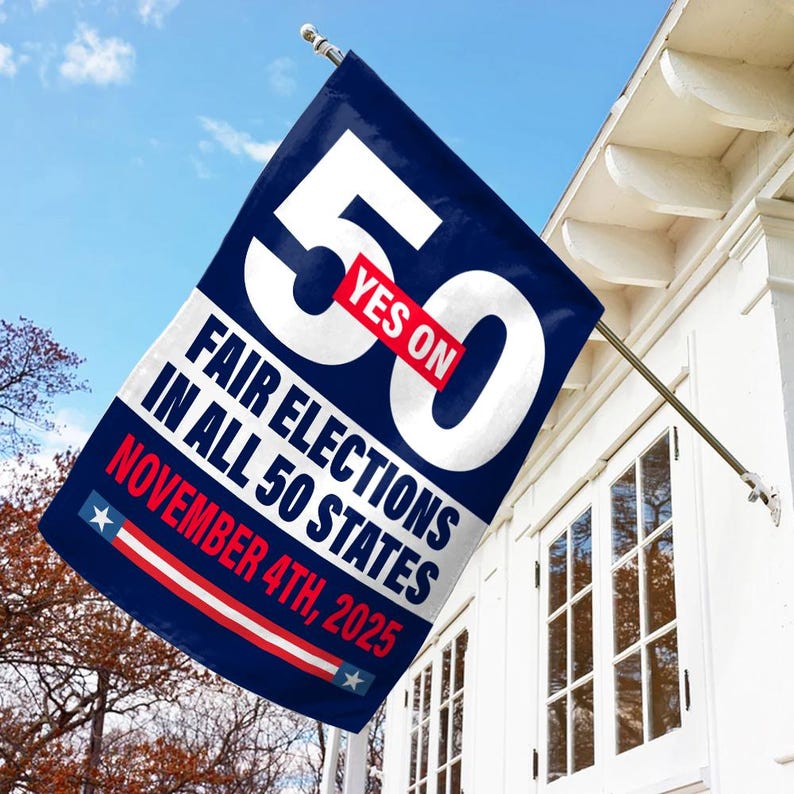 Yes on Prop 50 Flag , Election Rigging Response Act, Political Reform ...