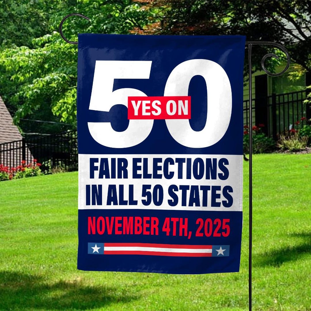 Yes on Prop 50 Flag , Election Rigging Response Act, Political Reform ...