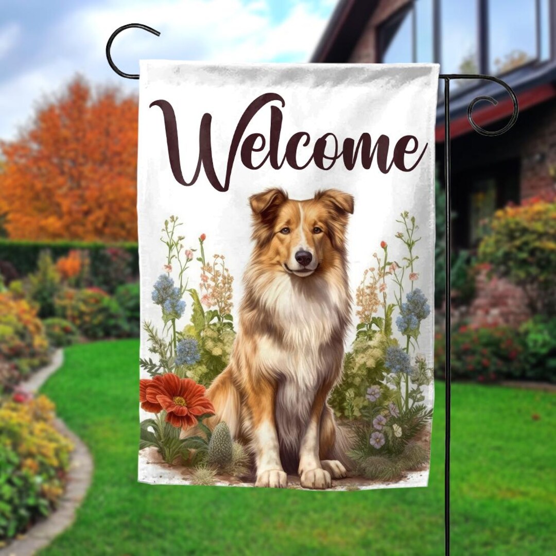 Dog Garden Flag – Custom Yard Flag With Dog, Double Sided Personalized ...