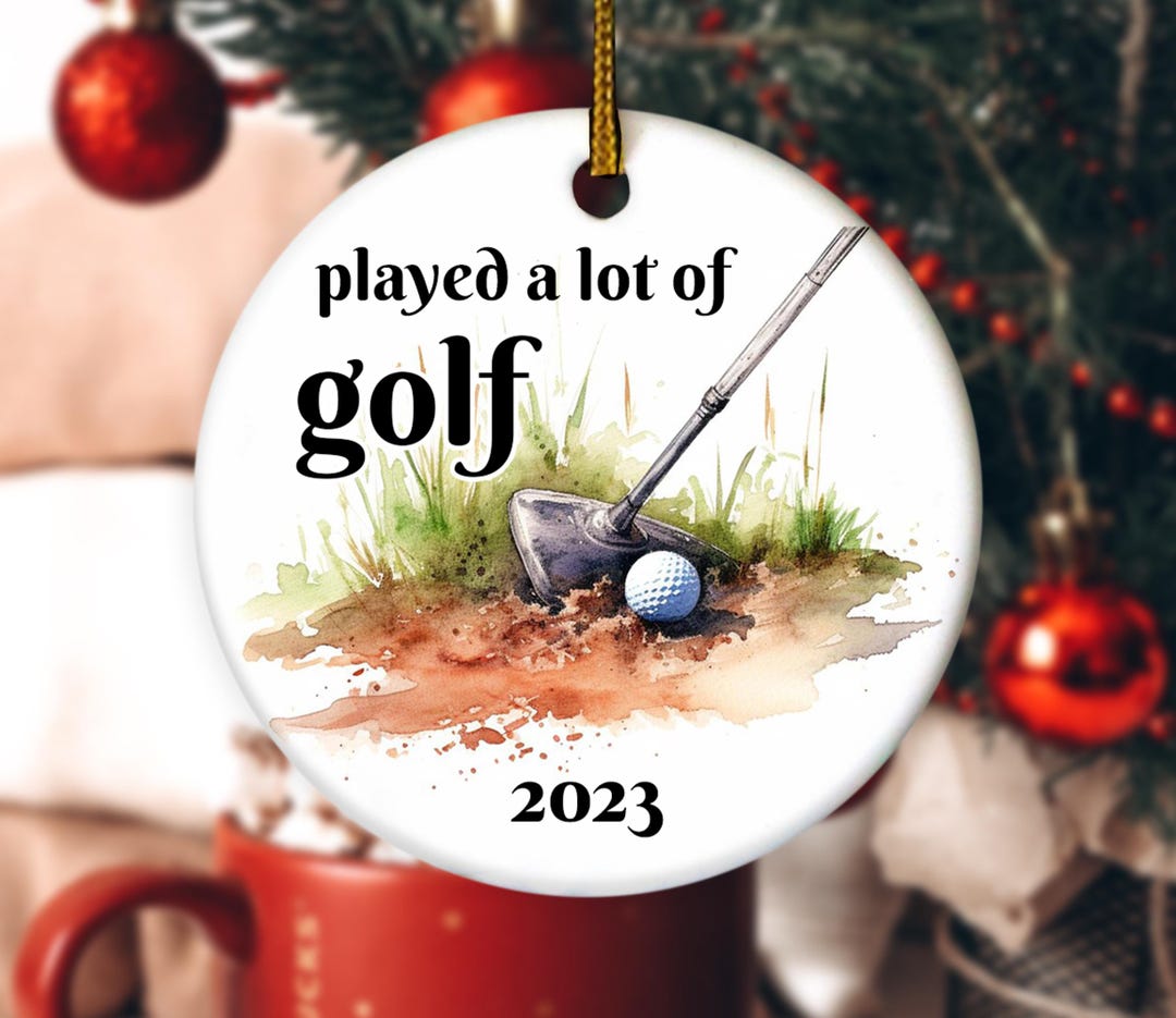 Golf Christmas Tree Decor, Golf Christmas Ornament, Funny Golf Gift ...