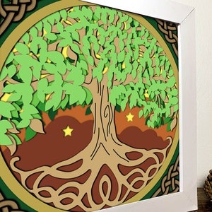 Tree of Life Shadow Box 3D Svg, Tree of Life 3D Svg ,shadow Box SVG ...