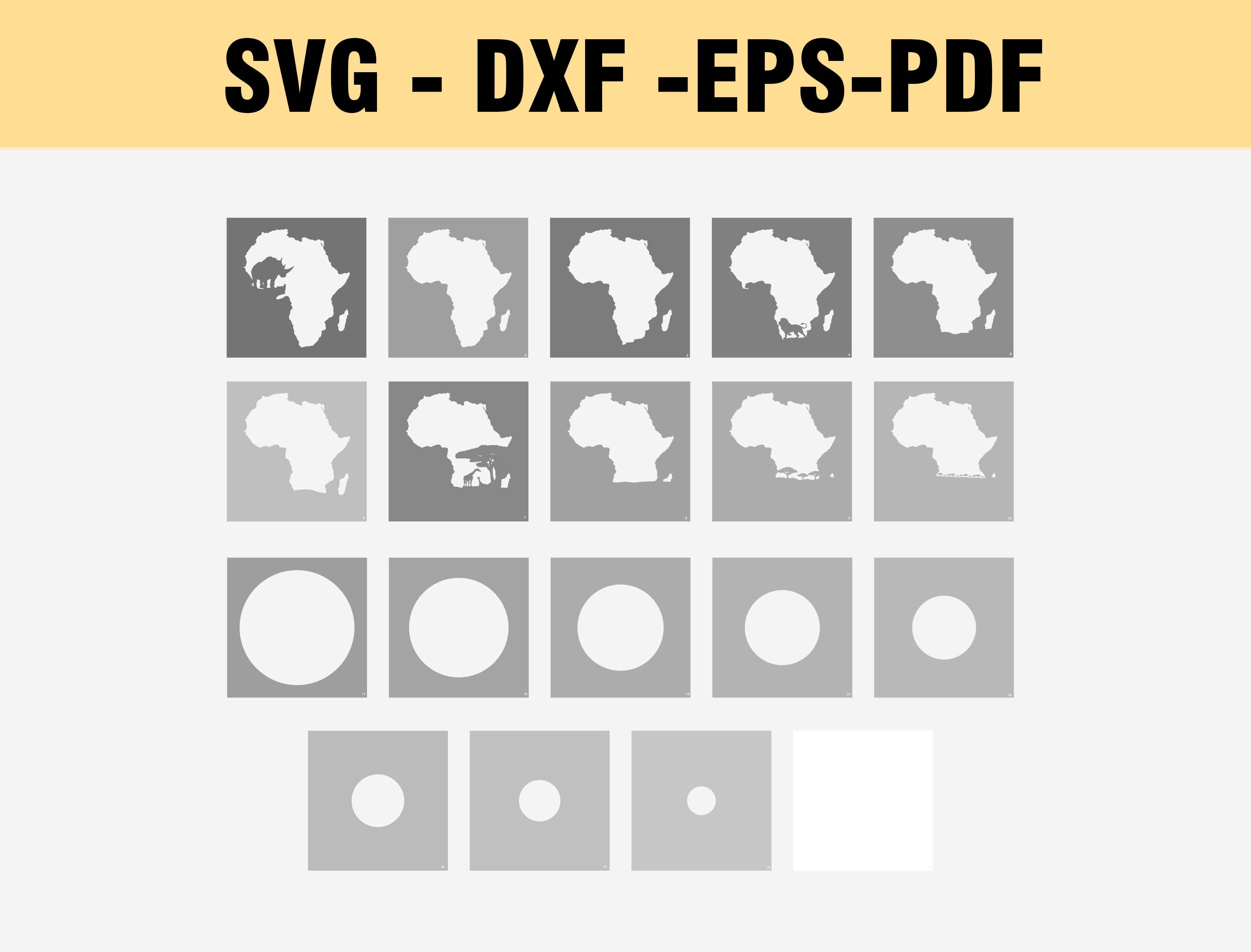 Africa Shadow Box 3D Svg africa 3D Svg africa 3D Box Svg - Etsy Australia
