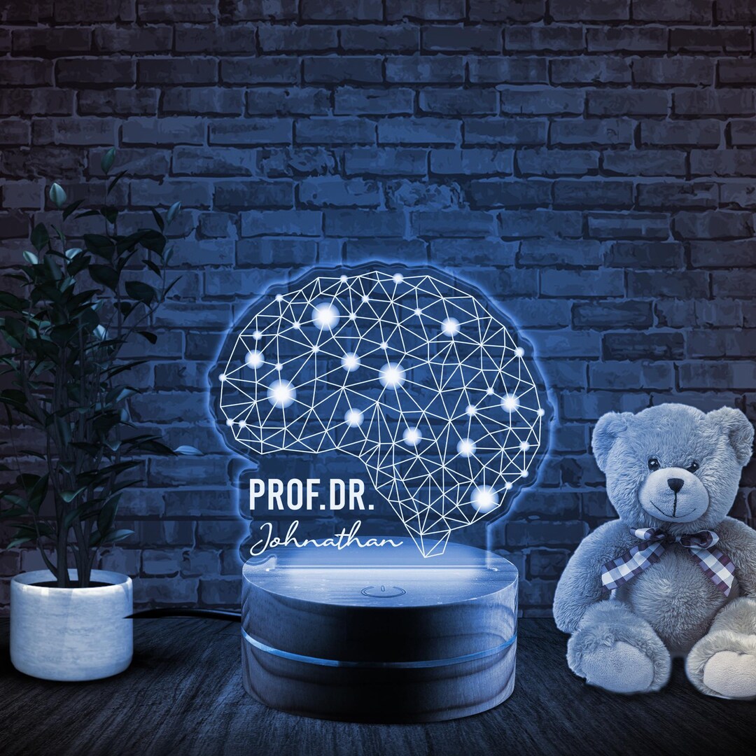 3D Brain Lamp,custom Gift for Neurologist,neuropathist,school ...