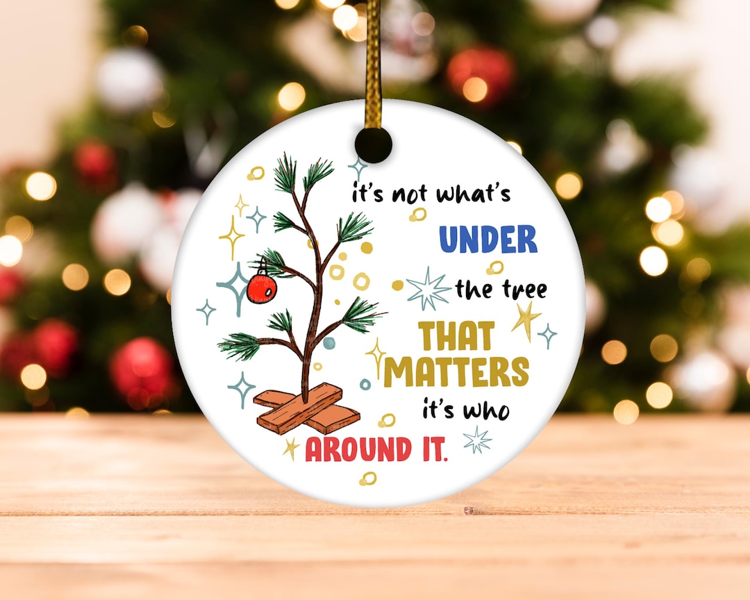 It's Not What's Under the Tree That Matters, It's Who's Around It MDF ...