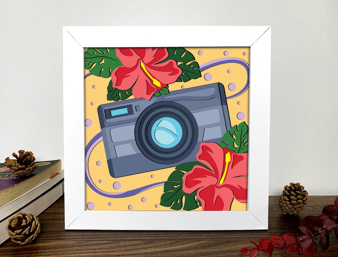 Camera Shadow Box 3D Svg,camera 3D Svg ,camera 3D Box Svg ,camera Light ...