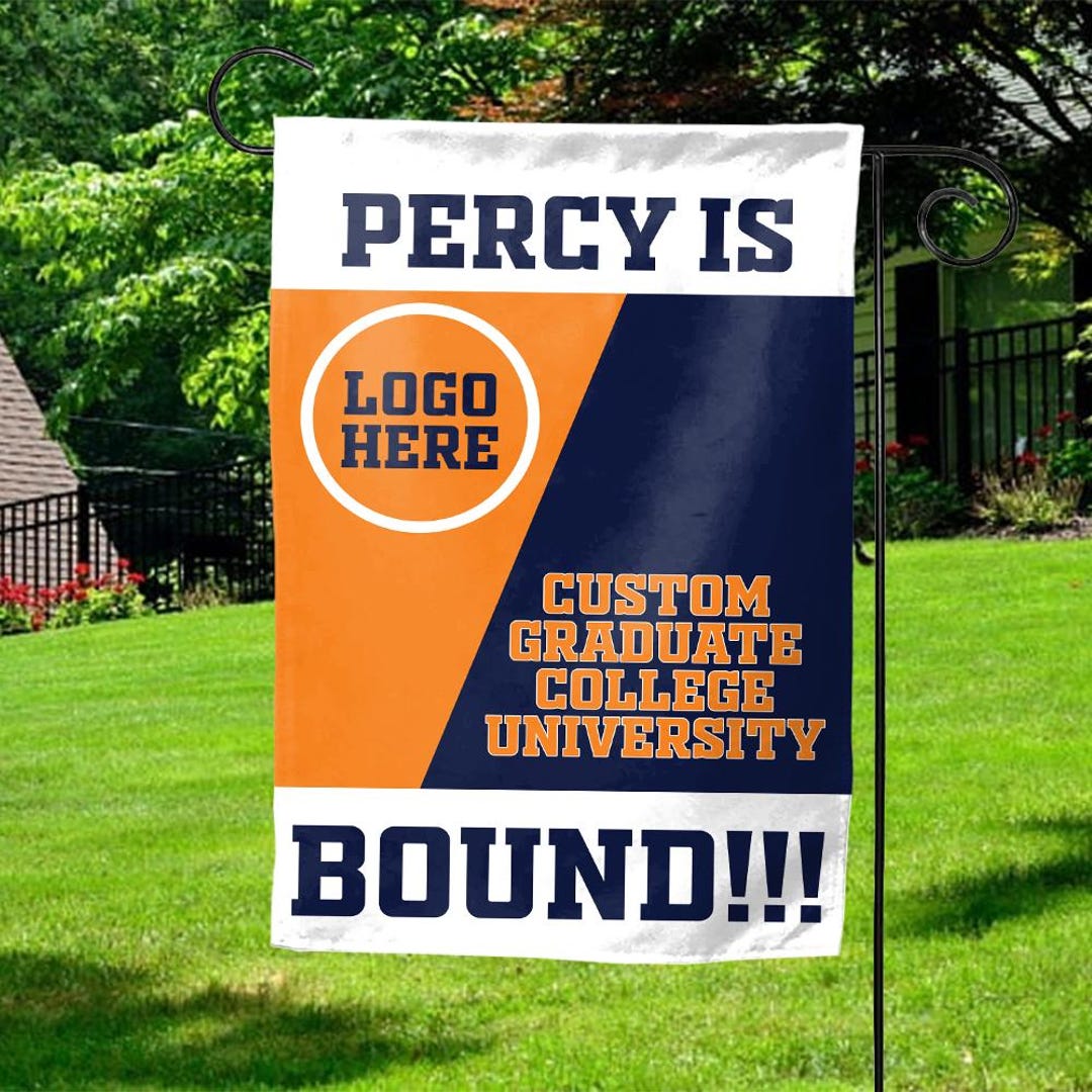 Custom Graduation Flag, Graduate Yard Sign, College Grad Flag,college ...