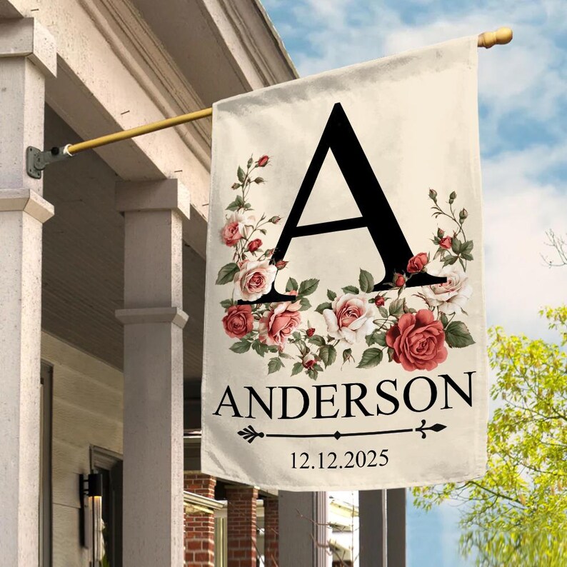 Customized Welcome Sign With Family Name, Garden Flag for Campers ...